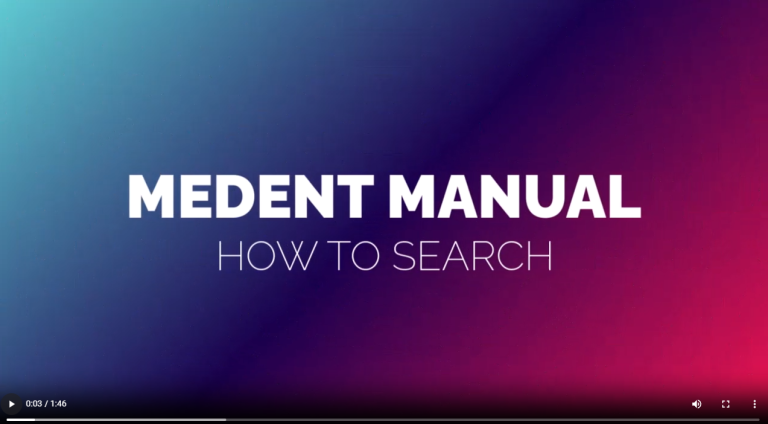 Troubleshooting Tutorials | MEDENT